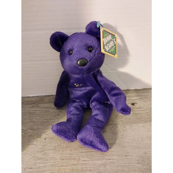 Bamm Beano | Toys | Mark Mcgwire 25 Salvinos Bamm Beanos Plush Purple ...